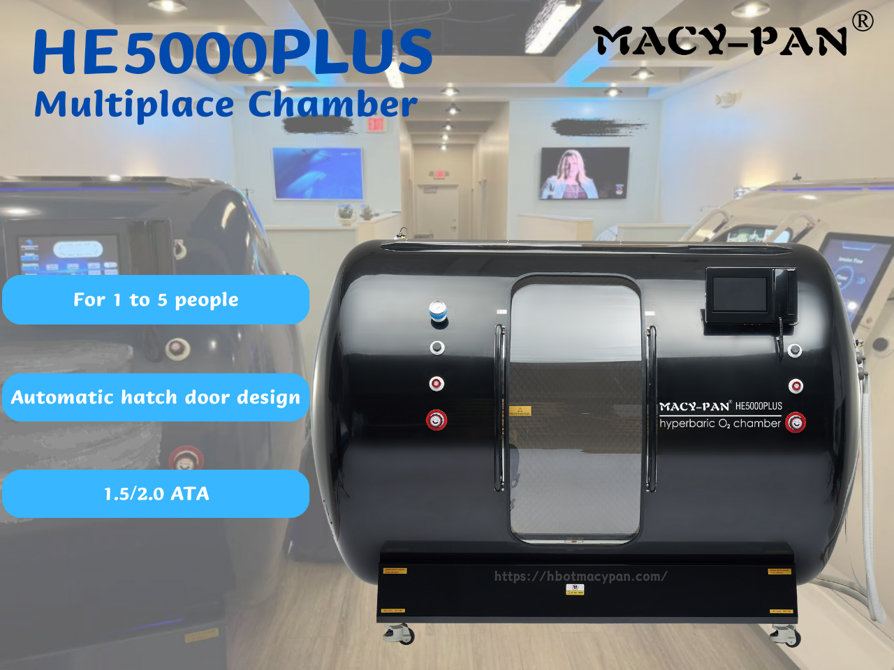 Wholesale MACY PAN Round Hyperbaric Chamber 2 Ata 4 Person Hyperbaric ...